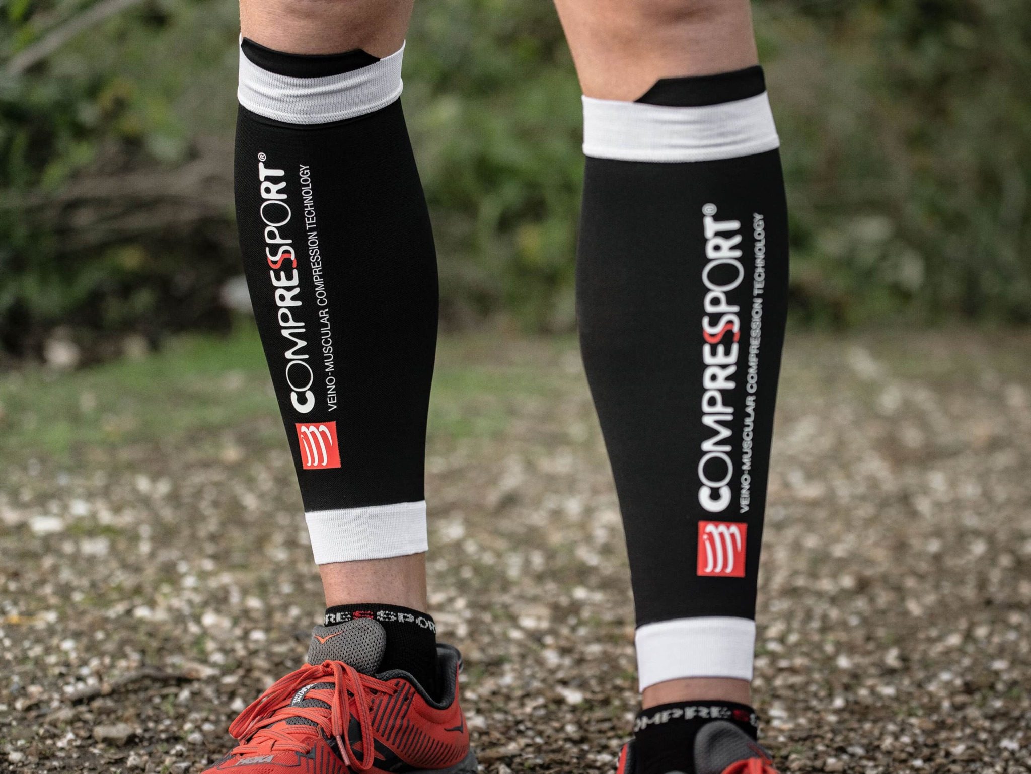 Bó bắp chân Compressport Calf Compression Sleeves R2V2 2019 • YCB