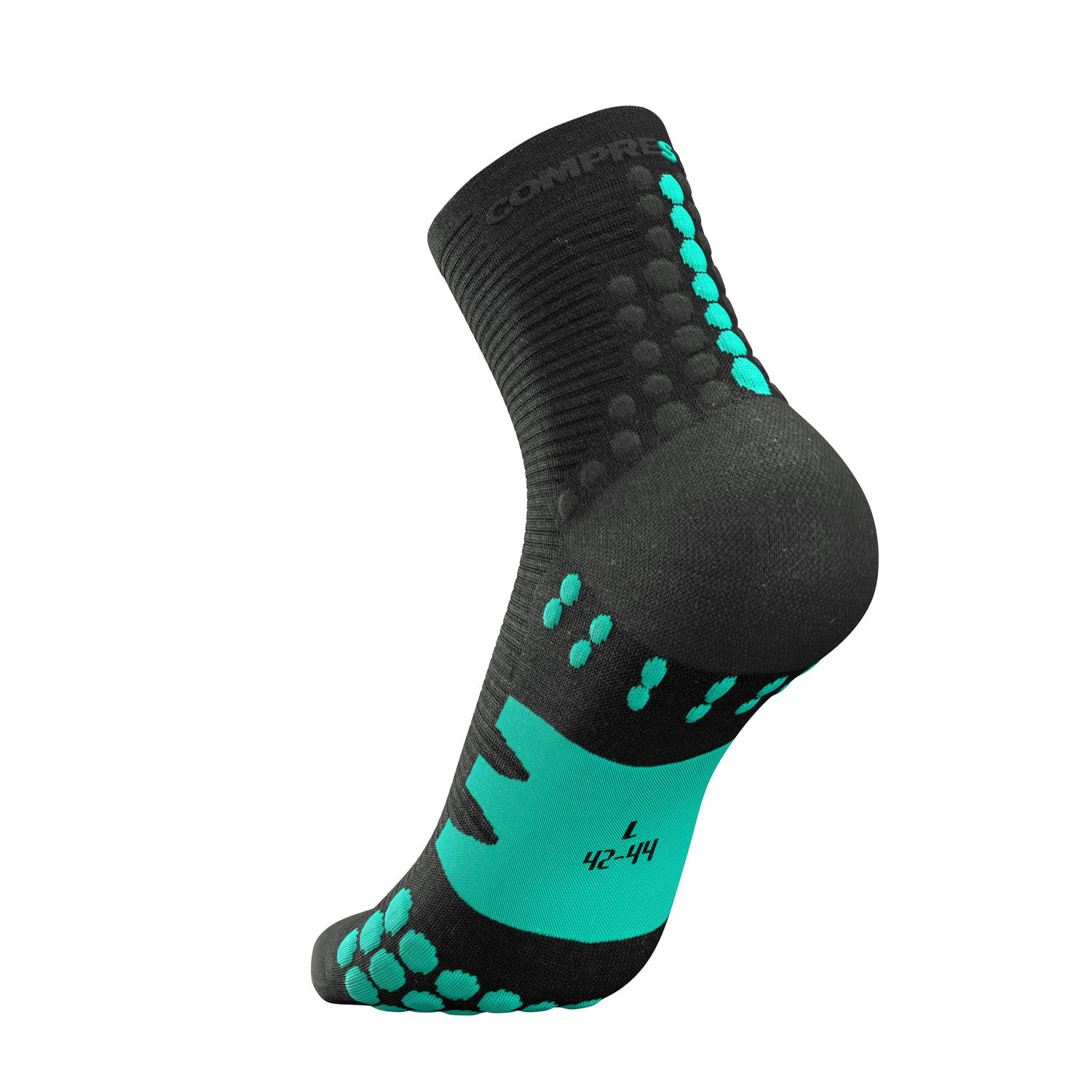 Vớ chạy bộ Compressport Pro Racing Socks V3.0 Run High - Black Edition ...