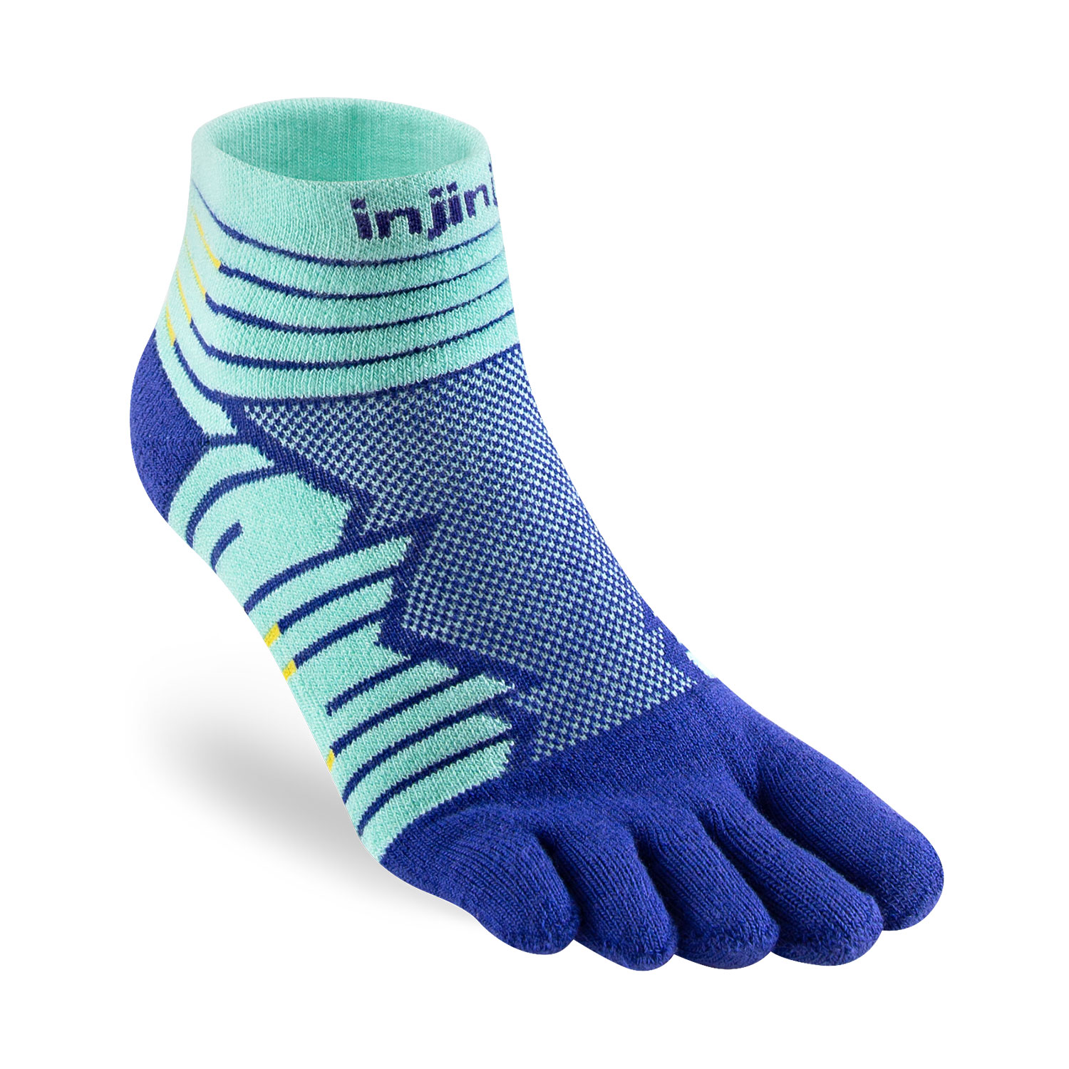 Vớ xỏ ngón chạy bộ Injinji Spectrum WOMEN RUN Lightweight No Show • YCB