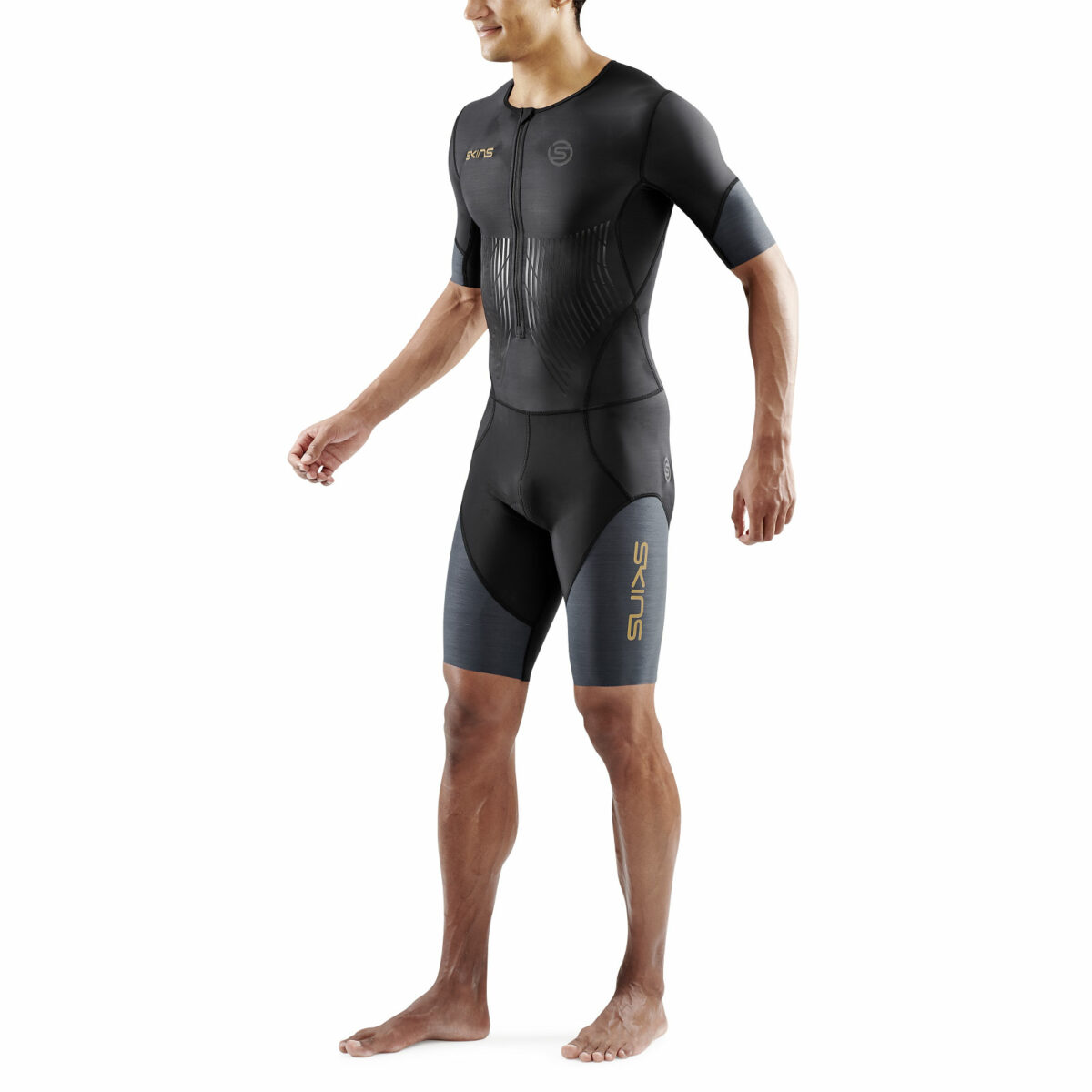 Bộ quần áo trisuit nam Skins Men's TRI Elite S/S Tri Suit - Black ...