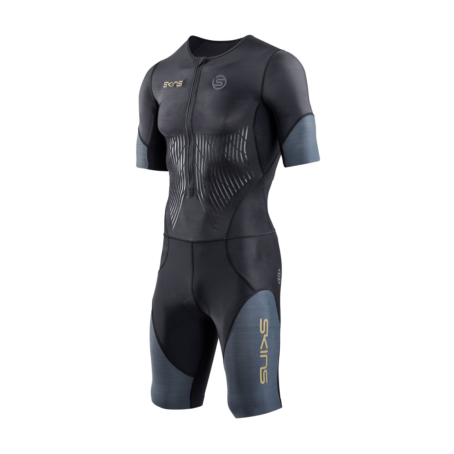 Bộ quần áo trisuit nam Skins Men's TRI Elite S/S Tri Suit - Black ...