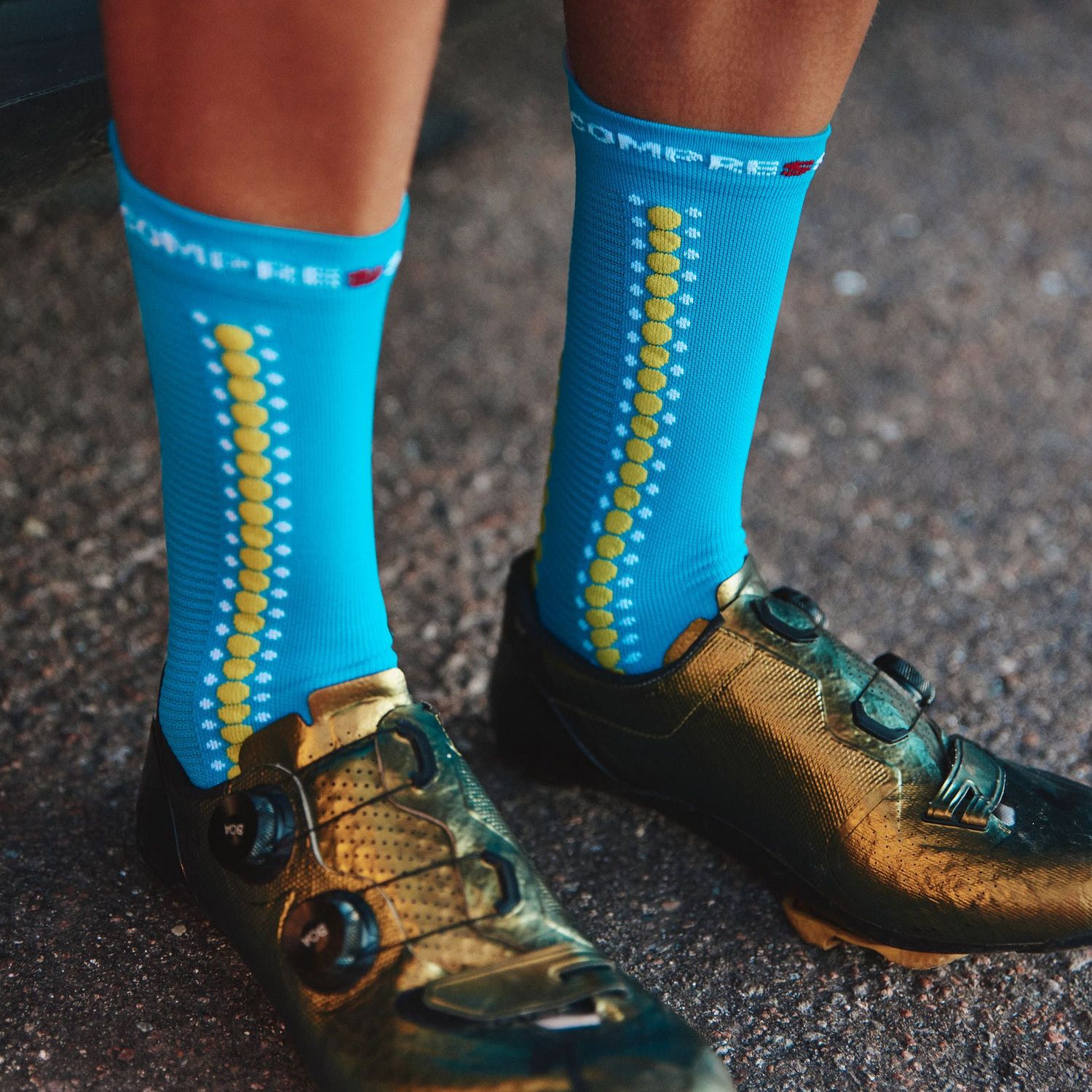 Vớ đạp xe Compressport Pro Racing Socks V4.0 – Bike • YCB