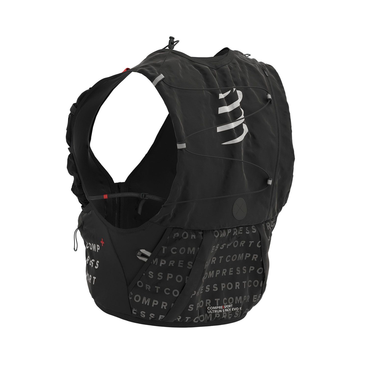 Vest nước chạy trail Compressport Ultra S Pack Evo 15L (kèm 2 bình dẻo ...